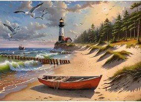 CHERRY PAZZI Puzzle Pobřeží Baltského moře / 1000 dílků / 70 x 50 cm