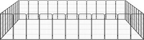 40panelová ohrádka pro psy černá 50 x 100 cm práškovaná ocel 3115966