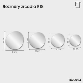 Zrcadlo Pure R18