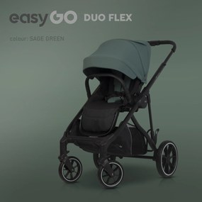 Sourozenecký kočárek EasyGo Duoflex Sage Green