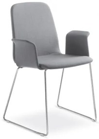 LD seating Konferenční židle SUNRISE 152-Q,BR Barva kostry bílá kostra GALERIE - Čalounění LD seating KŮŽE 6 / Kůže 2021