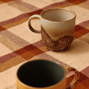 Béžovo-hnědý hrnek Coffee 70s Shell - 10*7*8cm / 250 ml