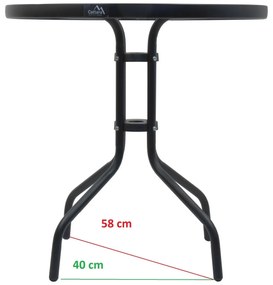 Cattara Zahradní kulatý stůl Terst, průměr 70 cm