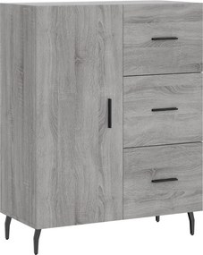 Skříň highboard šedá sonoma 69,5 x 34 x 180 cm kompozitní dřevo 3195921