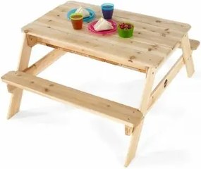 Dřevěný piknikový stůl 2v1 / od 18 měsíců