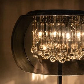 Zuma Line F0076-04A-F4FZ - Křišťálová stojací lampa CRYSTAL 4xG9/42W/230V