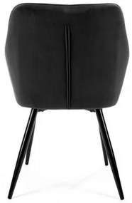 Set 2 ks jídelních židlí SJ.082, černá