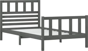vidaXL Rám postele masivní dřevo 90 x 200 cm [3101140] Barva: Bílá