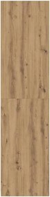 Šatní skříň dub artisan 100 x 50 x 200 cm kompozitní dřevo 3318625