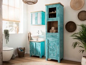 furniture-nabytek.cz - Masivní koupelnová sada Santoro z mangového dřeva, barevná