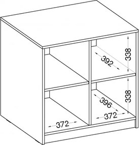 Falco Skříňka Matylda 101 spodní dub artisan