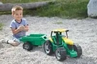 Lena Traktor s přívěsem zelená / od 3 let