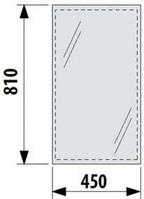 Jika Clear Zrcadlo 45x81 H4557011731441