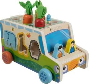 Třídič - dřevěné auto Kruzzel 26250