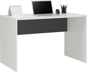XXXLutz PSACÍ STŮL, antracitová, bílá, 120/67/76 cm Hom`in - Kancelářské stoly - 001803069050