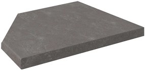 Kuchyňská pracovní deska pro levý regál 30 cm, tmavě šedý kámen