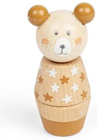 Bigjigs Toys Dřevěné šroubovací zvířátko Medvěd