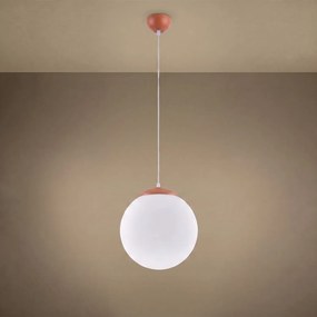 Sollux Lighting Závěsné svítidlo UGO 30 okrově červené