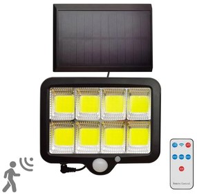 Polux LED Solární reflektor se senzorem INTEGRA LED/3W/3,7V IP44 + DO 323101