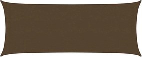 Plachta proti slunci 160 g/m² hnědá 2 x 5 m HDPE 311781