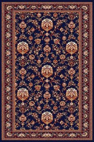 Klasický kusový koberec Agnella Adel Crave Granat modrý Rozměr: 200x280 cm