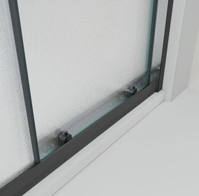 NICOL COMBI Black 90x90 grape Sprchový kout s posuvnými dveřmi