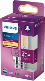 Philips LED Classic T25 E14 čirá / Žárovka / 40W náhrada / 4,5W / 470l