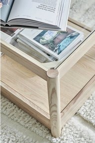 Konferenční stolek se skleněnou deskou v přírodní barvě 60x120 cm Class – Ellos Home