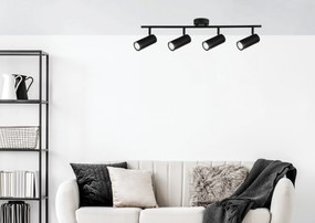 Černé stropní svítidlo Colly pro žárovku 4x GU10  - Candellux