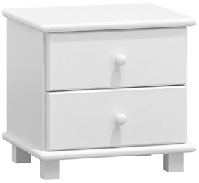 Noční stolek S7 (Barva dřeva: Bílá)