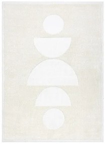 Dywany Łuszczów AKCE: 80x150 cm Kusový koberec Mode 8598 geometric cream - 80x150 cm