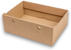 KARTON PAK Úložné boxy na oblečení, organizéry do skříně EKO KARTON 55x40x21cm - zásuvka