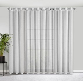 ZÁCLONA NA KROUŽCÍCH MARGO 300 CM X 250 CM CM BÍLÁ