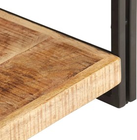 vidaXL TV stolek 120 x 30 x 40 cm hrubé mangovníkové dřevo [320679] Barva: Černá