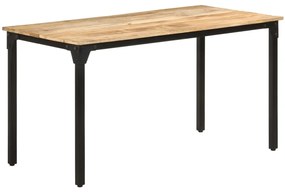 Jídelní stůl 140 x 70 x 76 cm hrubé mangovníkové dřevo - Default Title