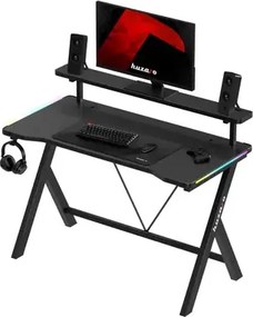 Huzaro Hero 1.9 RGB černá / Herní stůl / 120 x 60 x 92 cm