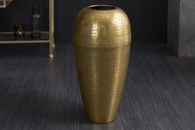 Podlahová váza SINIS Dekorhome Zlatá