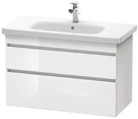 Duravit DuraStyle - Umyvadlová skříňka 61x93x45 cm, 2 zásuvky, lesklá bílá DS648202222