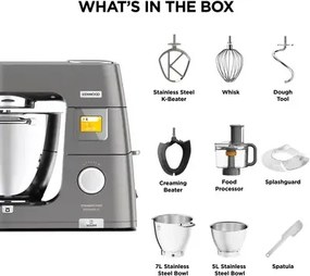 Kenwood Titanium Chef Patissier XL KWL90.244SI šedá / Kuchyňský robot