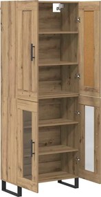 Vysoký bufet 2 ks Artisanový dub 69,5 x 34 x 180 cm 3403193