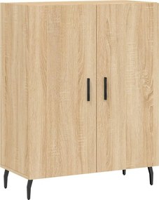 vidaXL Skříň highboard 69,5 x 34 x 180 cm kompozitní dřevo [3189272] Barva: kouřový dub