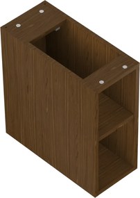 Mexen Box-A, otevřená skříňka s policí 20 cm, ořech, 91AX2-0200-470-0-86