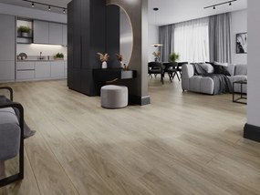 Mexen Parkland vzorek vinylových panelů SPC 6,5 mm, podložka IXPE 1,5 mm, 4 V-drážka, Dub - F1024-S