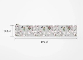 Samolepící bordura na zeď Pastelová Zahrada | 5 m x 13.8 cm | DWB8469