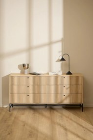 ACTONA Komoda ALBANY hnědá 157,9x40 cm