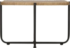 Konferenční stolek Cebu 75 cm černý/hnědý