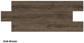 Vinylová podlaha SPC Floor Concept dub braun, 4,5 mm