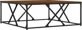 vidaXL Konferenční stolek 100x100x40 cm kompozitní dřevo [835364] Barva: Černá