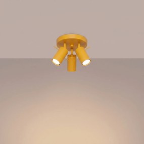 Sollux Lighting Stropní svítidlo RING 3P žluté