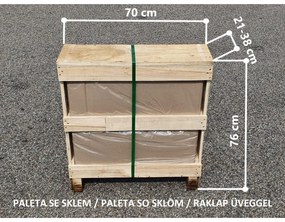 Skleník VITAVIA URANUS 6700 čiré sklo 3 mm stříbrný